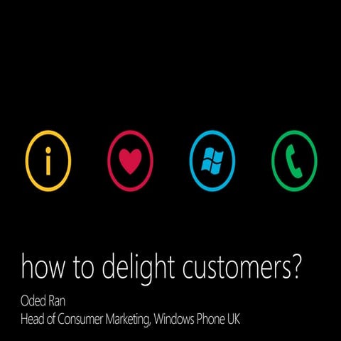Oded Ran, Head of mobile services at Microsoft uk