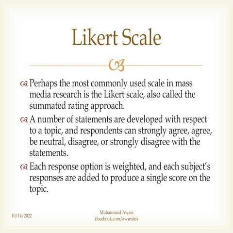 Likert Scale and Types of Questions - Mass Media Research.pptx