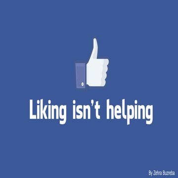 Liking isn't helping | PPTX