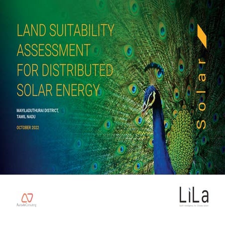 LAND SUITABILITY ASSESSMENT FOR DISTRIBUTED SOLAR ENERGY MAYILADUTHURAI ...