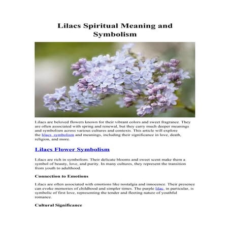 Lilacs Spiritual Meaning and Symbolism.docx