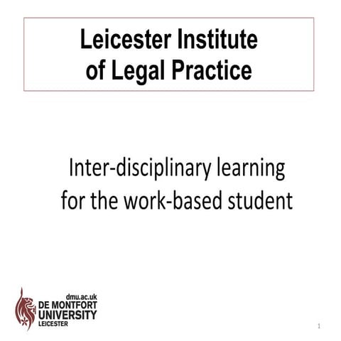 Interdisciplinary Teaching Ppt