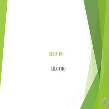 Lilotho | PPTX