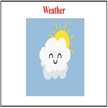 Lily-1 Weather powerpoint presentation with colorful pictures | PPTX