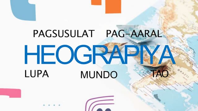 Ang limang tema ng heograpiya | PPTX