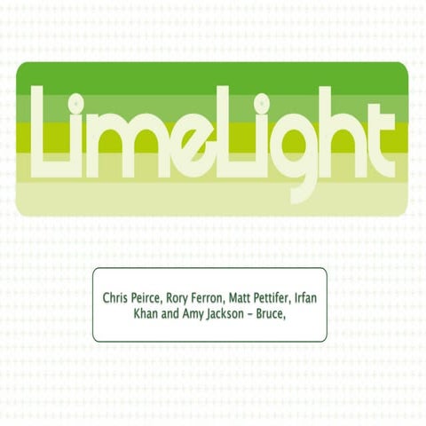 Lime Light Summative | KEY