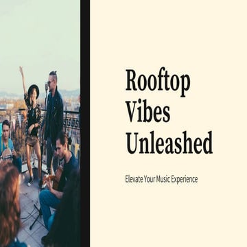 Lime Rooftop Event PitchDeck for entertainment | PDF