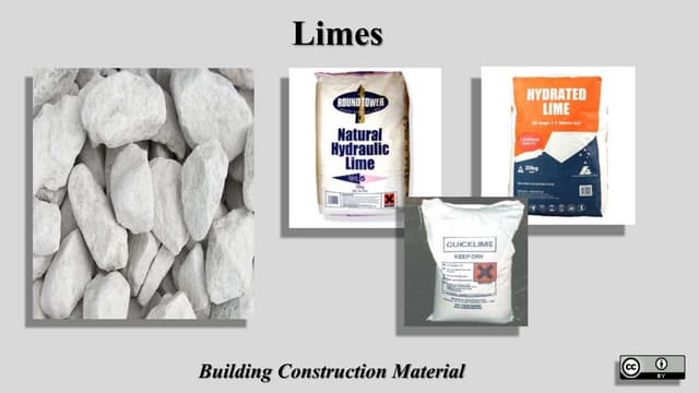 Lime - Classification, Properties, Uses | PPTX
