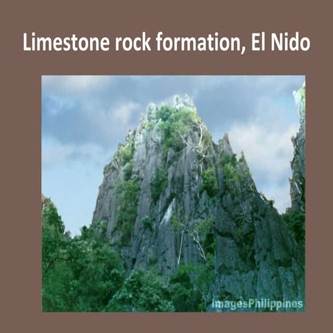 Limestone Rock Formation, El Nido | PPT
