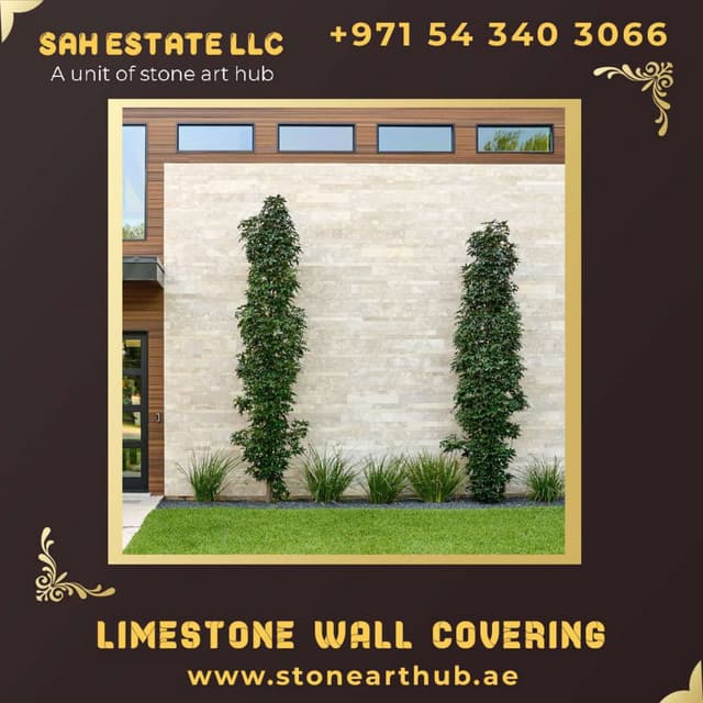 Limestone Wall Covering in Dubai - ☎ +971 54 340 3066 | PDF