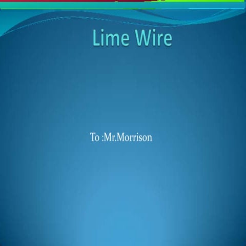 Lime wire | PDF