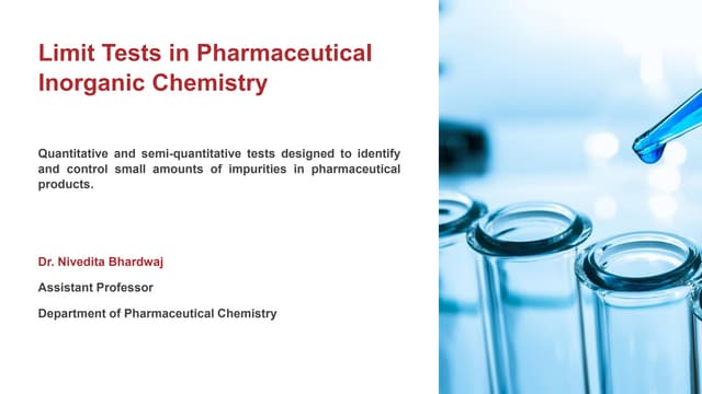 3.limit test for sulphate | PPTX