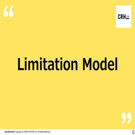Limitation model | PPT