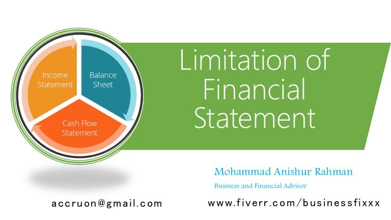 Limitation Of Financial Statement limitation-of-financial-statement