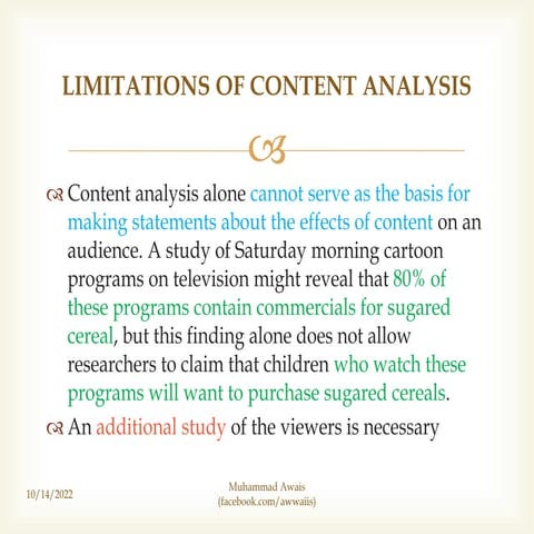 Limitations of Content Analysis in Mass Media Research.pptx