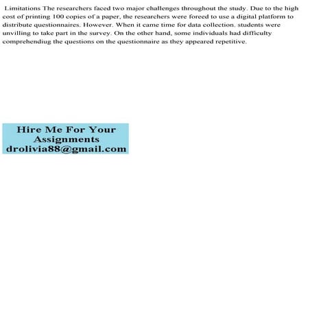Limitations The researchers faced two major challenges throughout the.pdf
