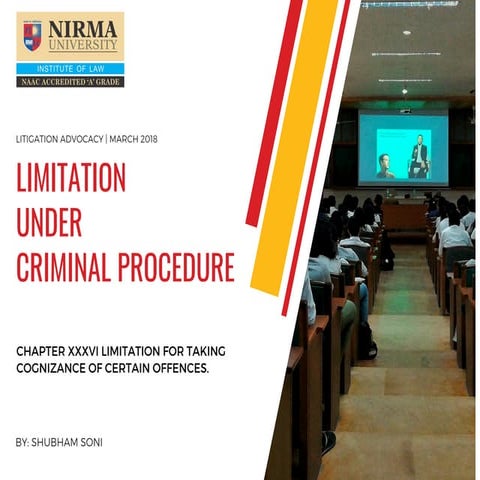 Limitation under Criminal Procedure Code | PDF