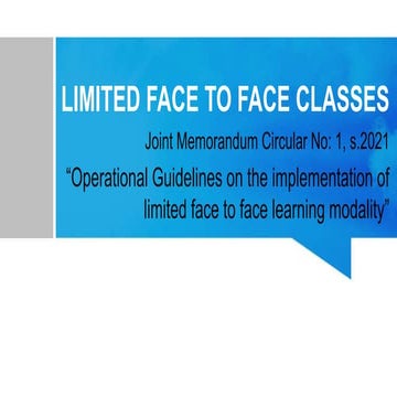 LIMITED FACE TO FACE CLASSES.pptx