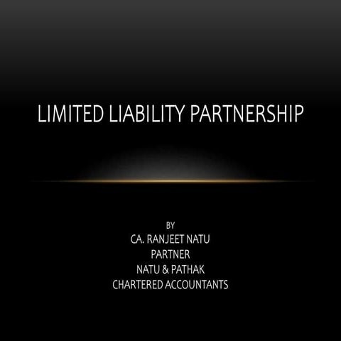 Limited_Liability_Partnership.ppt ravnee | PPT