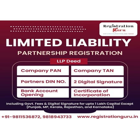 Limited Liability Partnership Registration | PDF