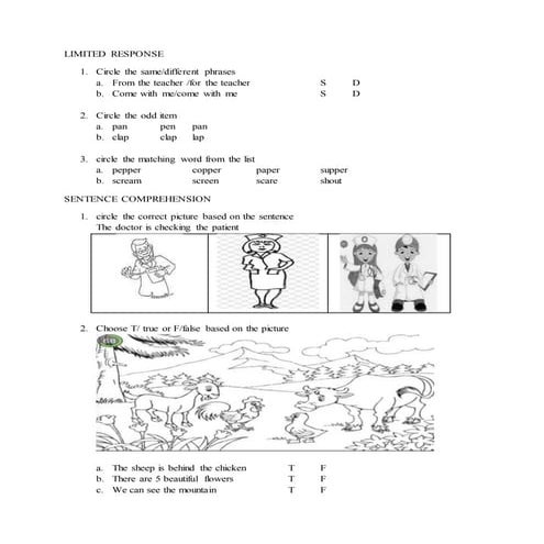 Limited response | DOCX