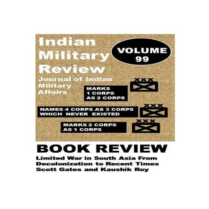 Limited War in South Asia From Decolonization to Recent Times Scott ...