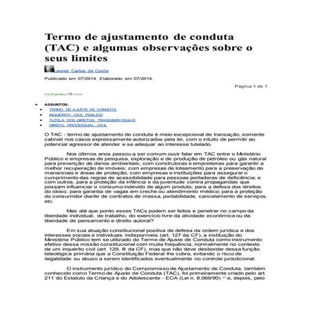 Limites tac | PDF