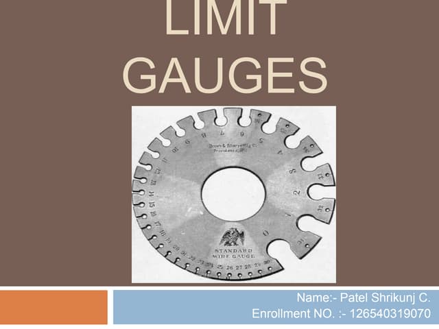 Types of gauges | PPTX