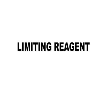 Limiting reagent | PPTX