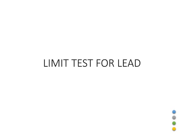 3.limit test for sulphate | PPTX
