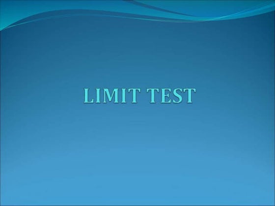 7.limit test for arsenic | PPT
