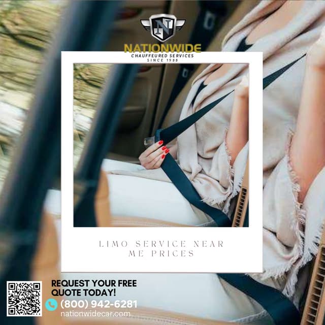 Limo Service Near Me Prices by Nationwide Chauffeured Services | PPTX