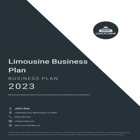limousine business plan example Upmetrics | PDF