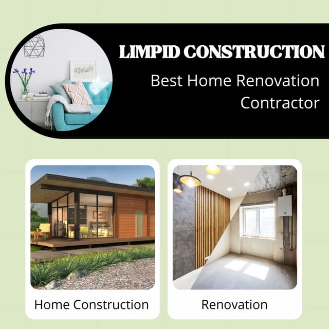 Take the first step with Limpid Construction – Best Construction ...