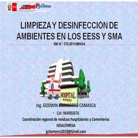 LIMPIEZA Y DESINFECCI N de establecimientos de salud.pdf