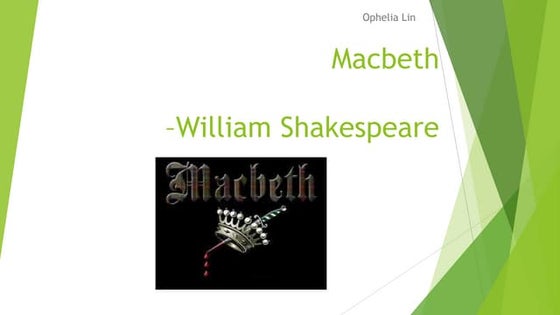 Macbeth | PPTX | Fiction | Books and Literature