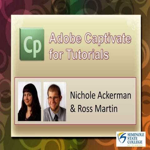 Adobe Captivate for Library Tutorials | PPTX