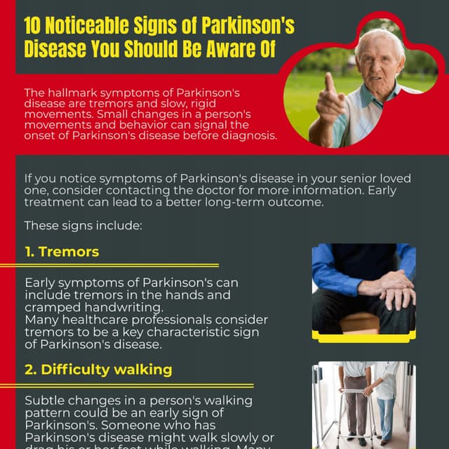 10 Most Noticeable Signs of Parkinson’s | PDF