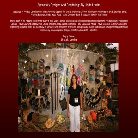 Linda Leuthe Accessories | PPTX | Apparel Industry | Industries