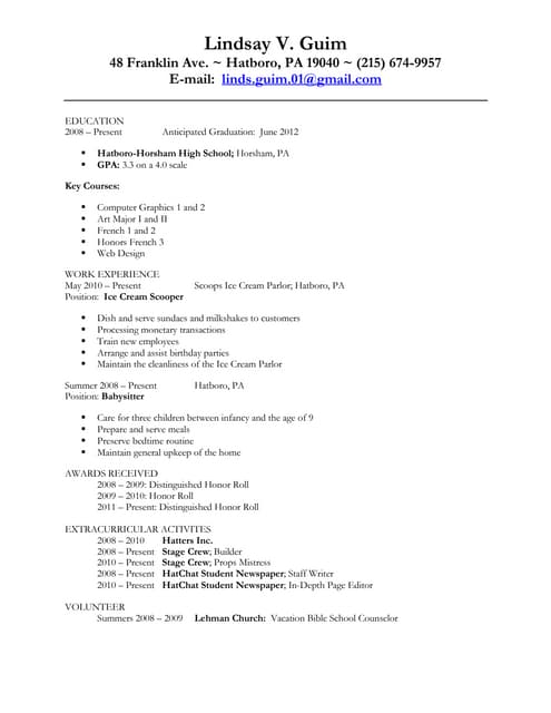 Resume kelsey graham | PDF