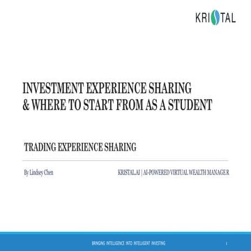 Trading Experience Sharing | Kristal.AI Investment Workshop | PDF