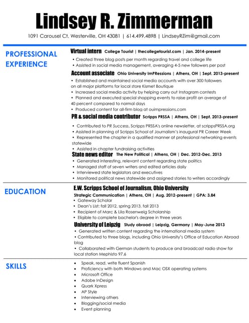 AlexisW Resume | PDF