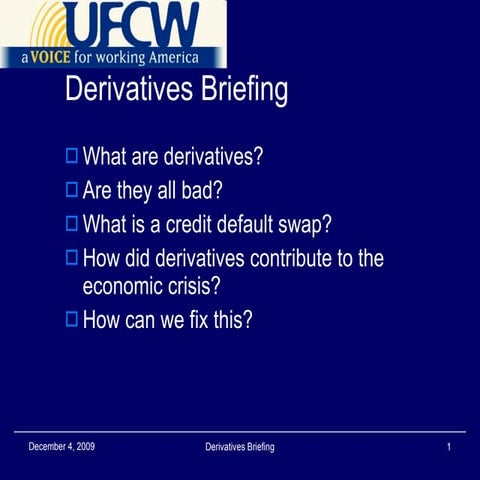 Background on Financial Derivatives .ppt
