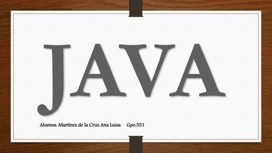 Historia De Java | PPT