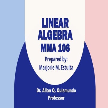 linear-algebra.powerpoint-presentation-estuita | PPT