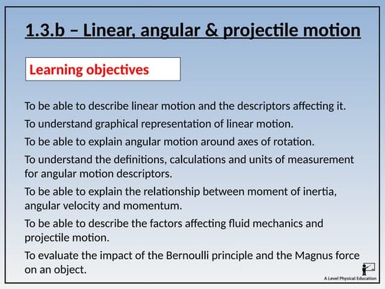 11 kinematics and kinetics in biomechanics | PPTX | Physics | Science