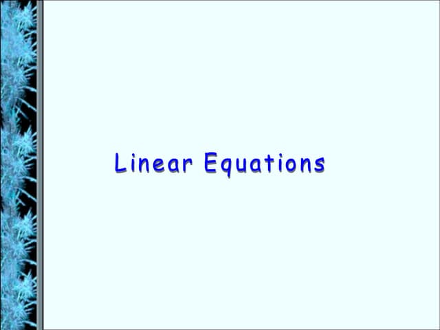 Crout s method for solving system of linear equations | PPTX