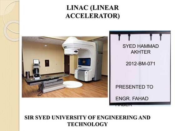 Linear Accelerator- Commercial Specification & Comparison | PPTX ...