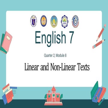 LESSON 9-LINEAR AND NON-LINEAR TEXTS.pptx