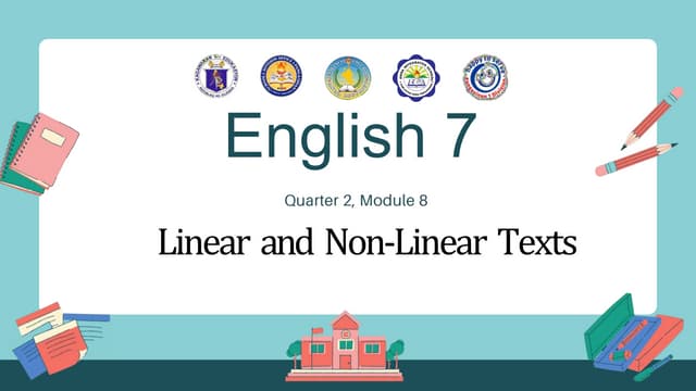 LESSON 9-LINEAR AND NON-LINEAR TEXTS.pptx